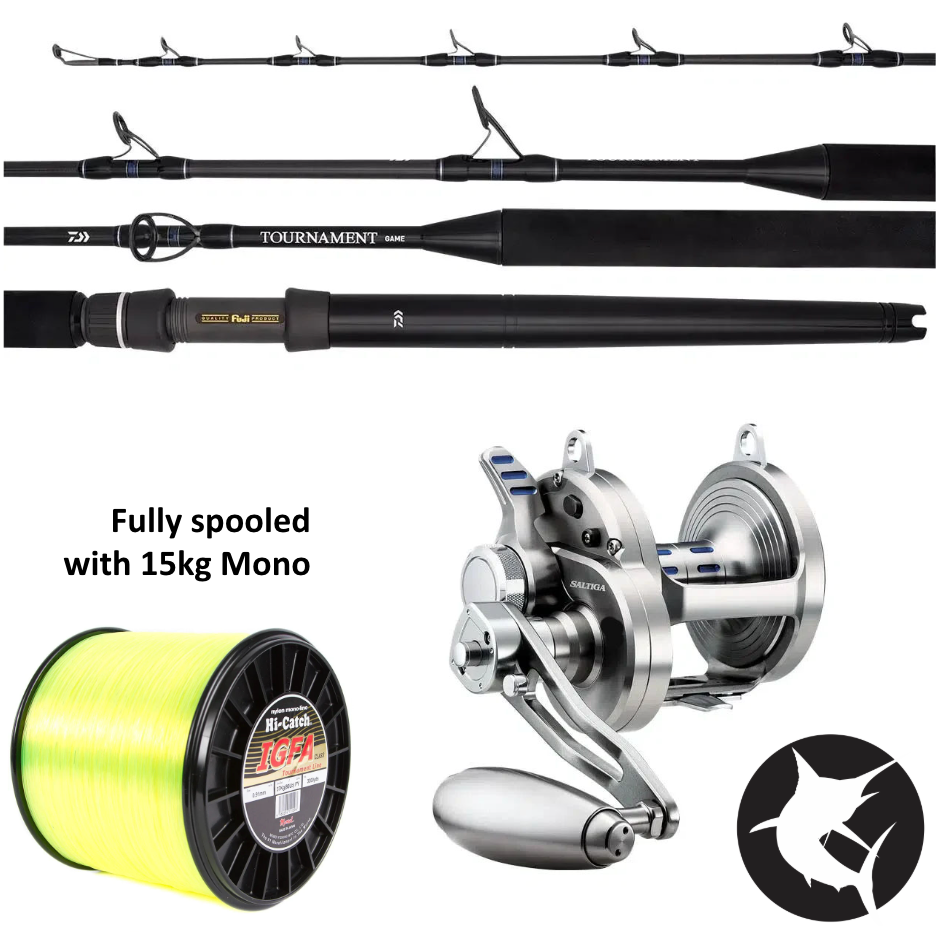 Daiwa Tournament 10-15kg / Saltiga LD55 Game Fishing Combo – Fishing ...