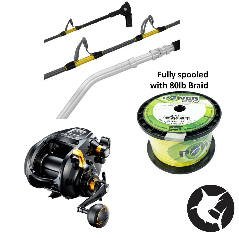Deep Drop Electric Reel Combo - Status Elite 682 / Shimano Beastmaster ...