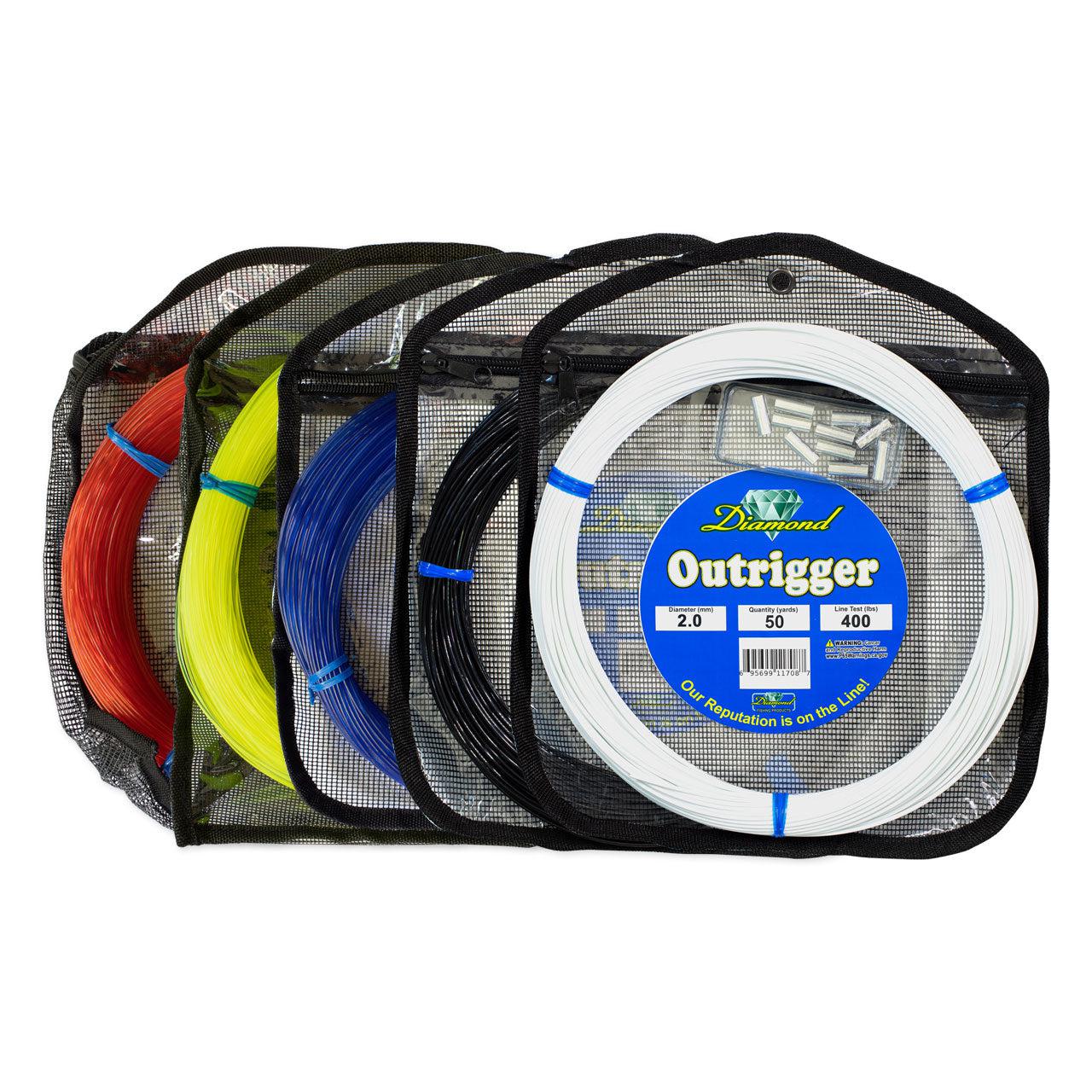 Diamond Outrigger Kit with Sleeves - 50yard – Fishing Station
