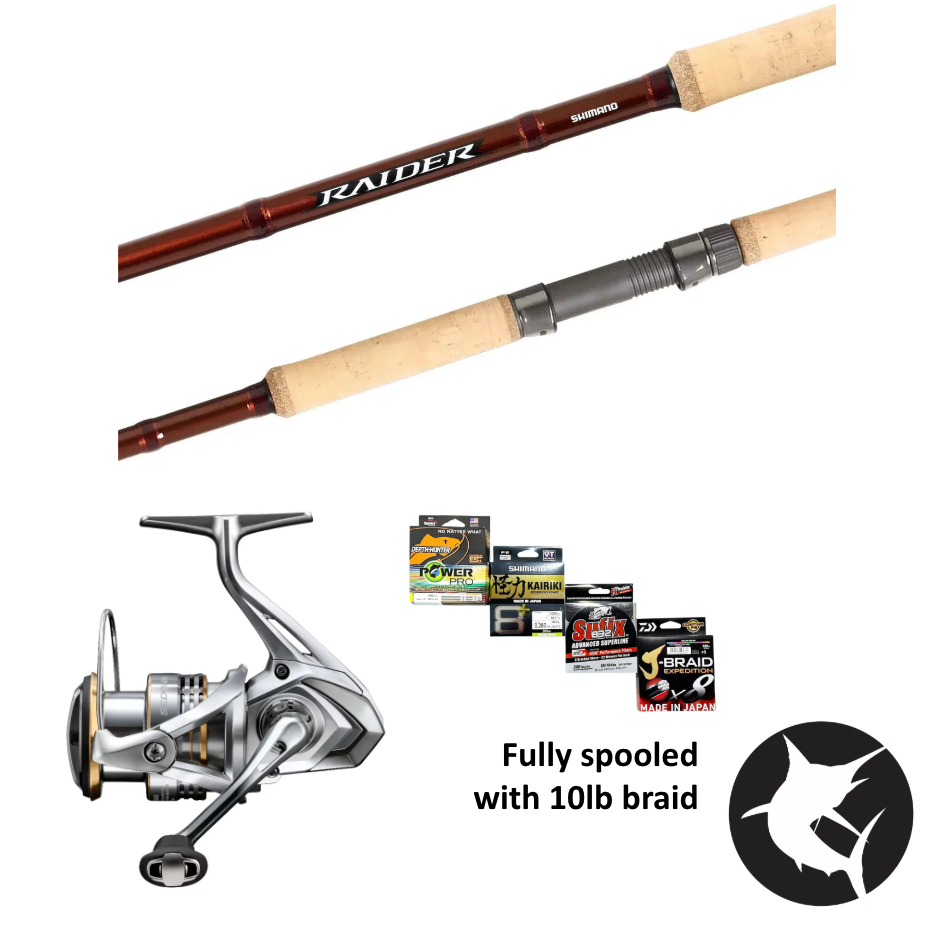 Estuary Raider Combo - Shimano Raider 722SPL / 23 Sedona 2500FJ ...
