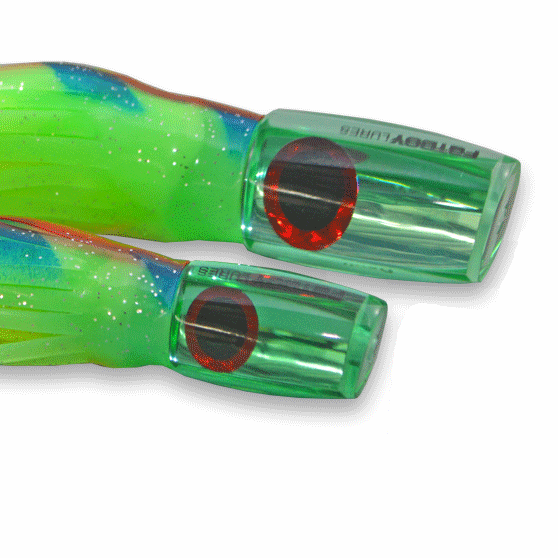 Fatboy Lures 6" Devil with Custom Single Hook Rig Skirted Trolling Lur ...