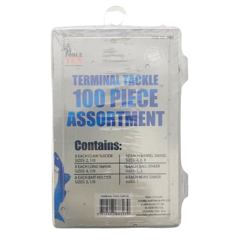 Force Ten Terminal Tackle 100 Piece Assortment – Fishing Station