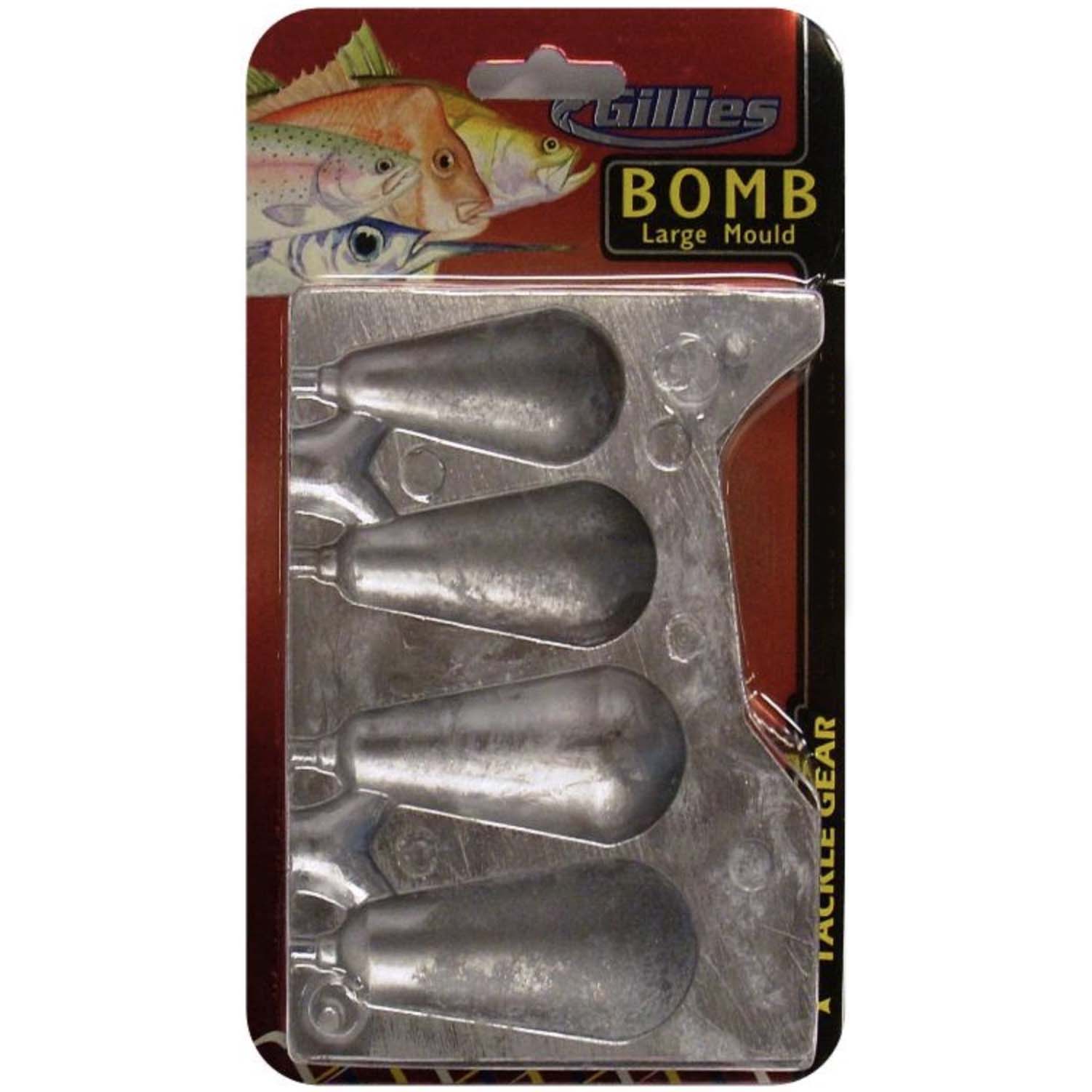 Gillies Large Combo Bomb Sinker Mould – Fishing Station