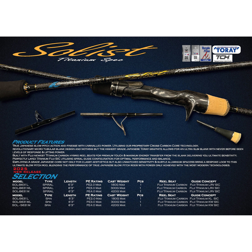 Ocean's Legacy Solist Spin Rod – Fishing Station
