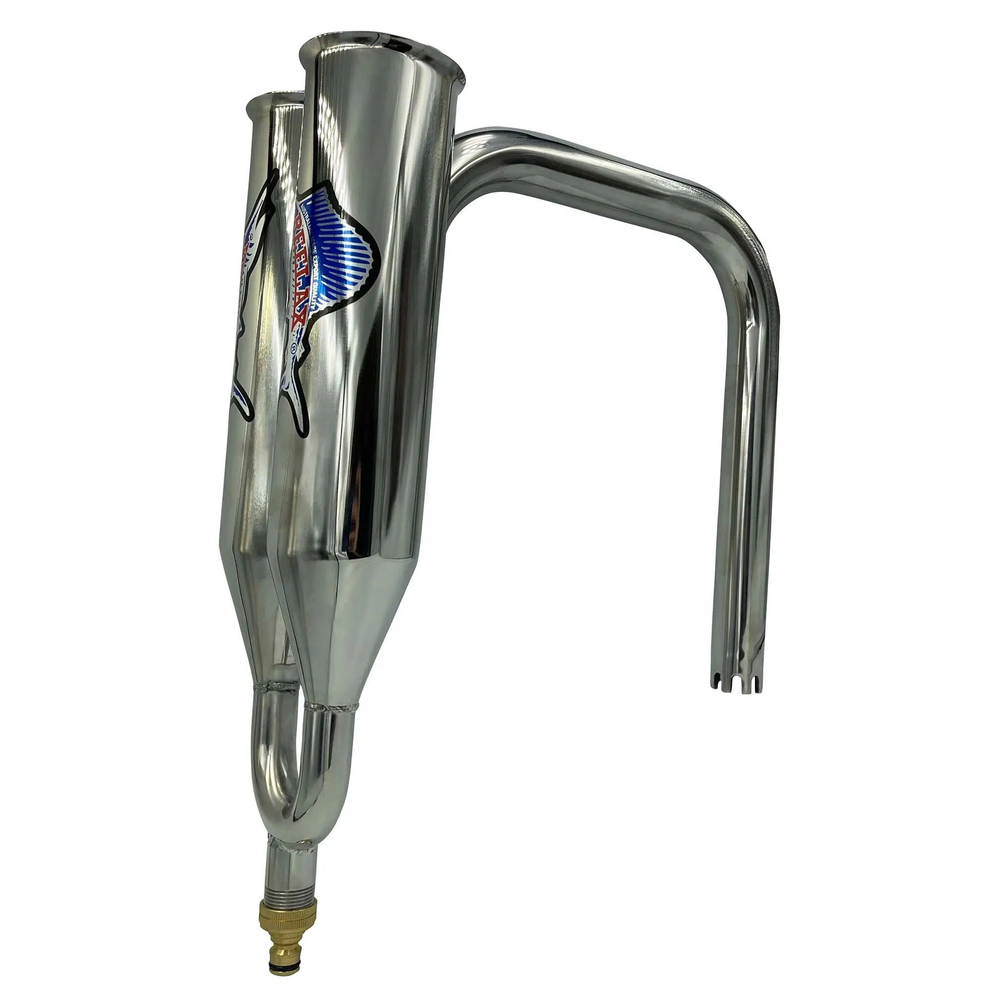 Reelax Live Bait/Slimy Tube Twin Rod Holder Mount Stainless Steel ...