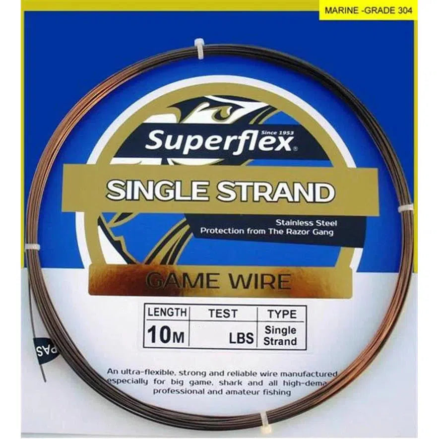 Superflex Single Strand Game Wire – Fishing Station