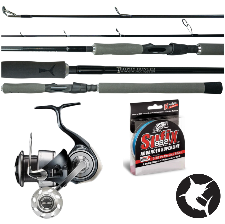 Trophy Hunter Snapper Combo - 752M / 24 Certate LT 4000 – Fishing Station